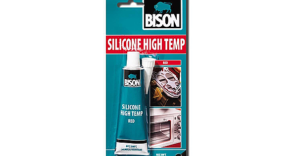 ☀️ Силикон Топло и маслоустойчив BISON SILICONE HIGH TEMP за гарнитури ...