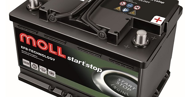 ☀️ Акумулатор MOLL EFB Start-Stop 80 Ah 800A R+ ☀️ - ️ Ценa — ️ Motex.bg