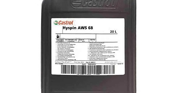 ☀️ Хидравлично масло CASTROL Hyspin AWS 68 20L ☀️ - ️ Ценa — ️ Motex.bg