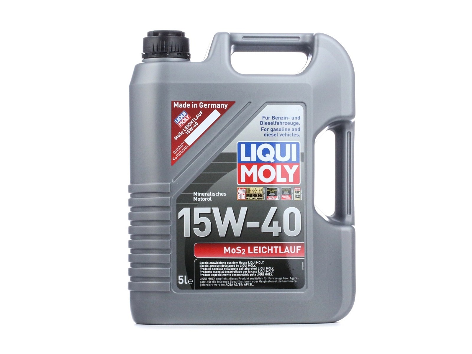 ☀️ Масло LIQUI MOLY MoS2 Low-Friction 15W-40 5L ☀️ - ️ Ценa — ️ Motex.bg