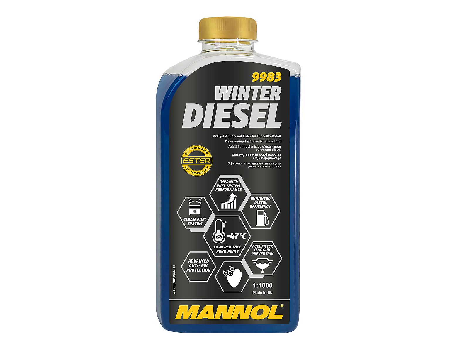 ☀️ Добавка за дизел против замръзване MANNOL Winter Diesel 9983 1 л. ☀️ ...