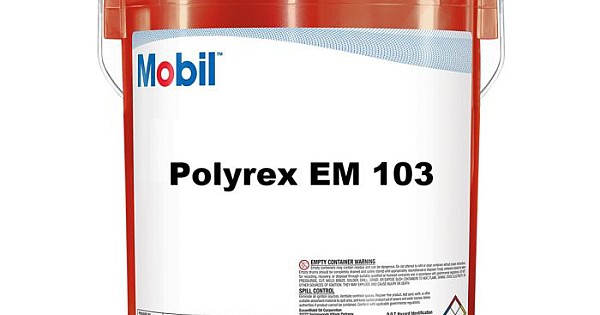 ☀️ ПОЛИУРЕА ГРЕС MOBIL Polyrex EM 103 16KG ☀️ - ️ Ценa — ️ Motex.bg