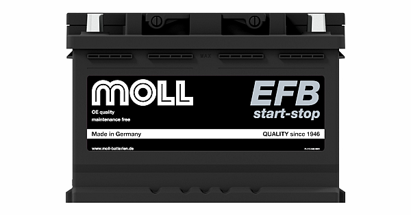 ☀️ Акумулатор MOLL Start-Stop EFB 12V 74AH 720ah ☀️ - ️ Ценa — ️ Motex.bg