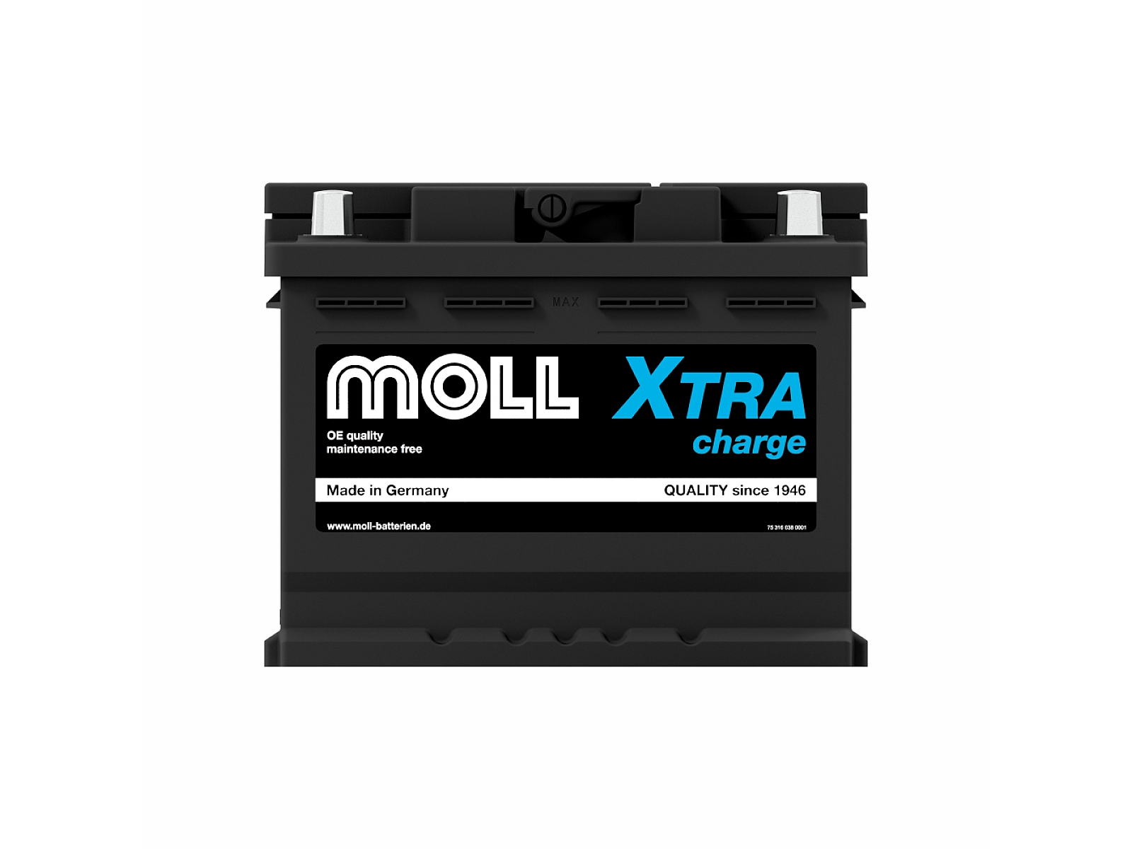 ☀️ Акумулатор MOLL X-TRA Charge 12V 64Ah 620A R+ ☀️ - ️ Ценa — ️ Motex.bg