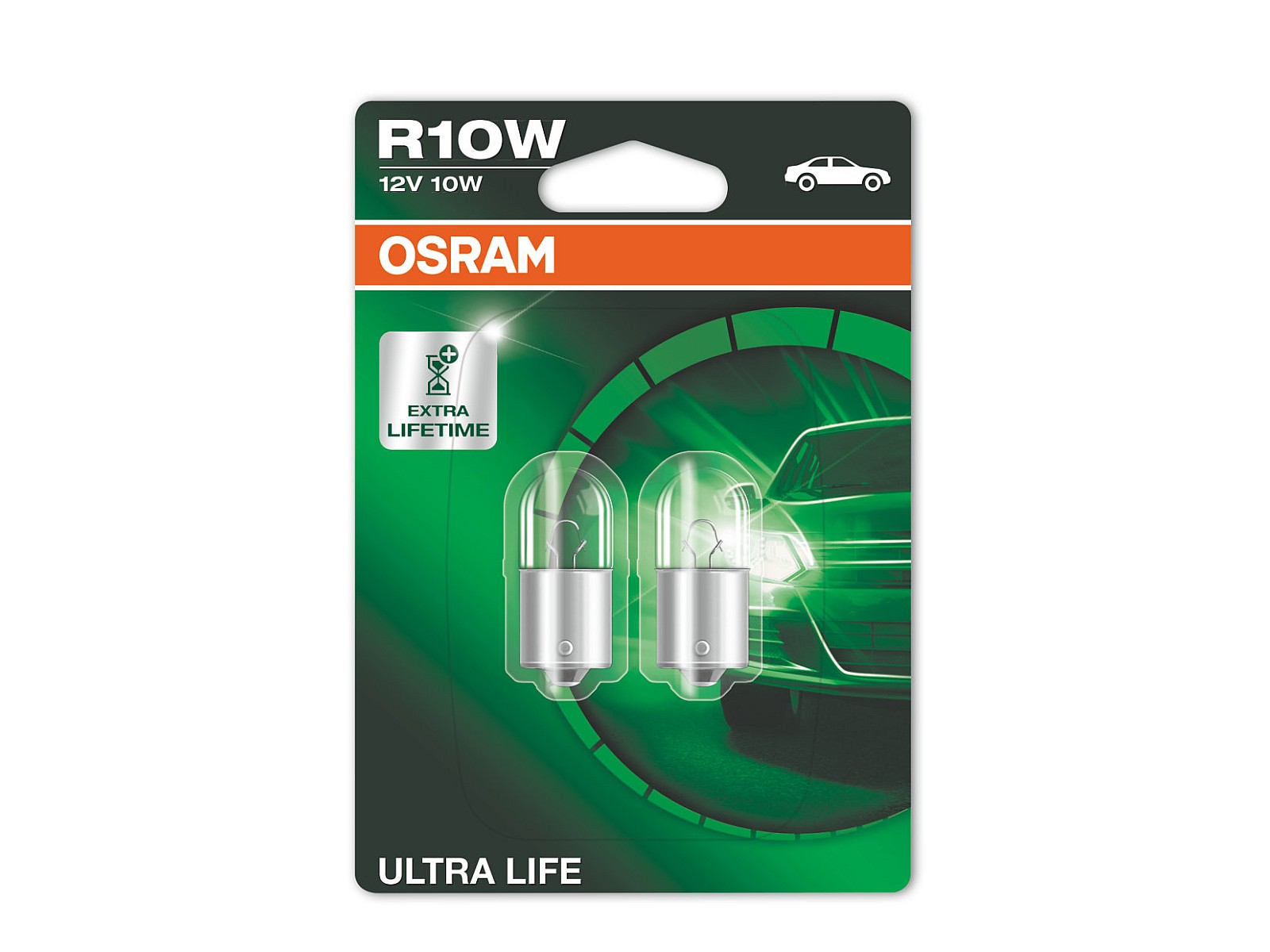 ☀️ Крушки OSRAM 12V R10W ULTRA LIFE 2 бр. блистер ☀️ - ️ Ценa — ️ Motex.bg