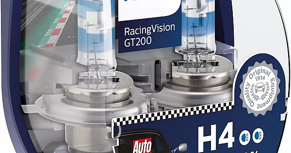 ☀️ Крушки Philips H4 60 / 55W 12V RACING VISION GT200 2 бр. ☀️ - ️ Ценa ...